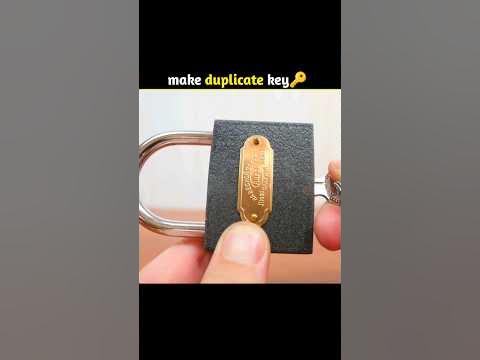 nakli chabi kaise banaye 🔑| Make fake key😍 #shorts #short #shortsbeta #trending #duplicate - YouTube