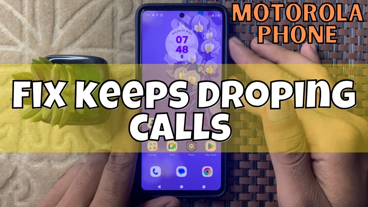 How to fix keeps droping calls Motorola Phone - YouTube