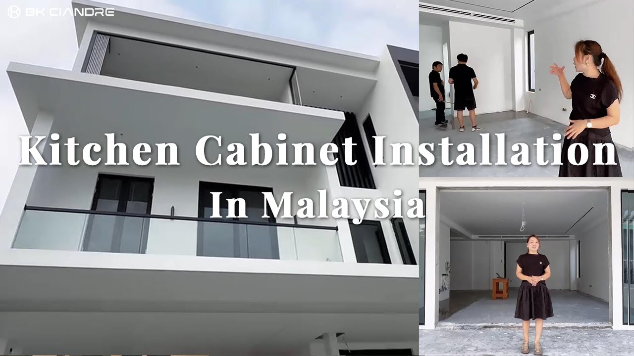 How did our kitchen cabinet installation team measure in Malaysia? | Bk ...