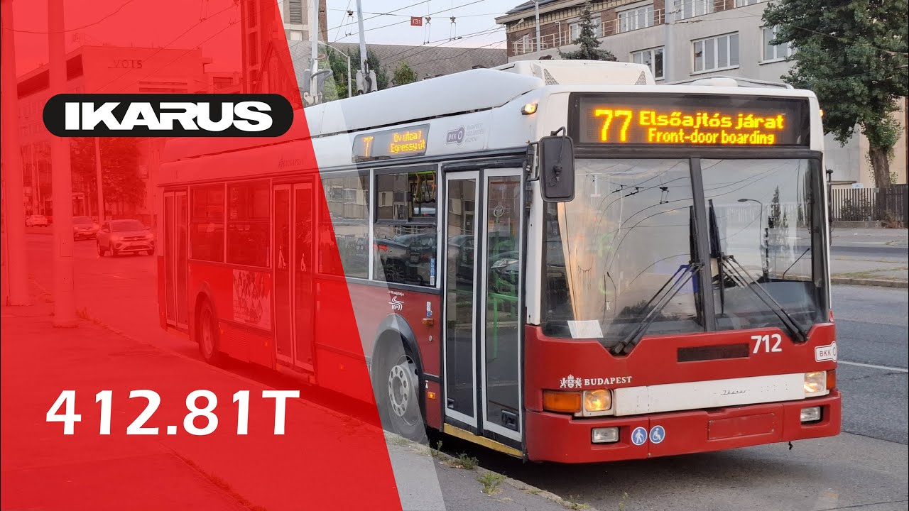Ikarus 412T - T0712 - @77 - YouTube