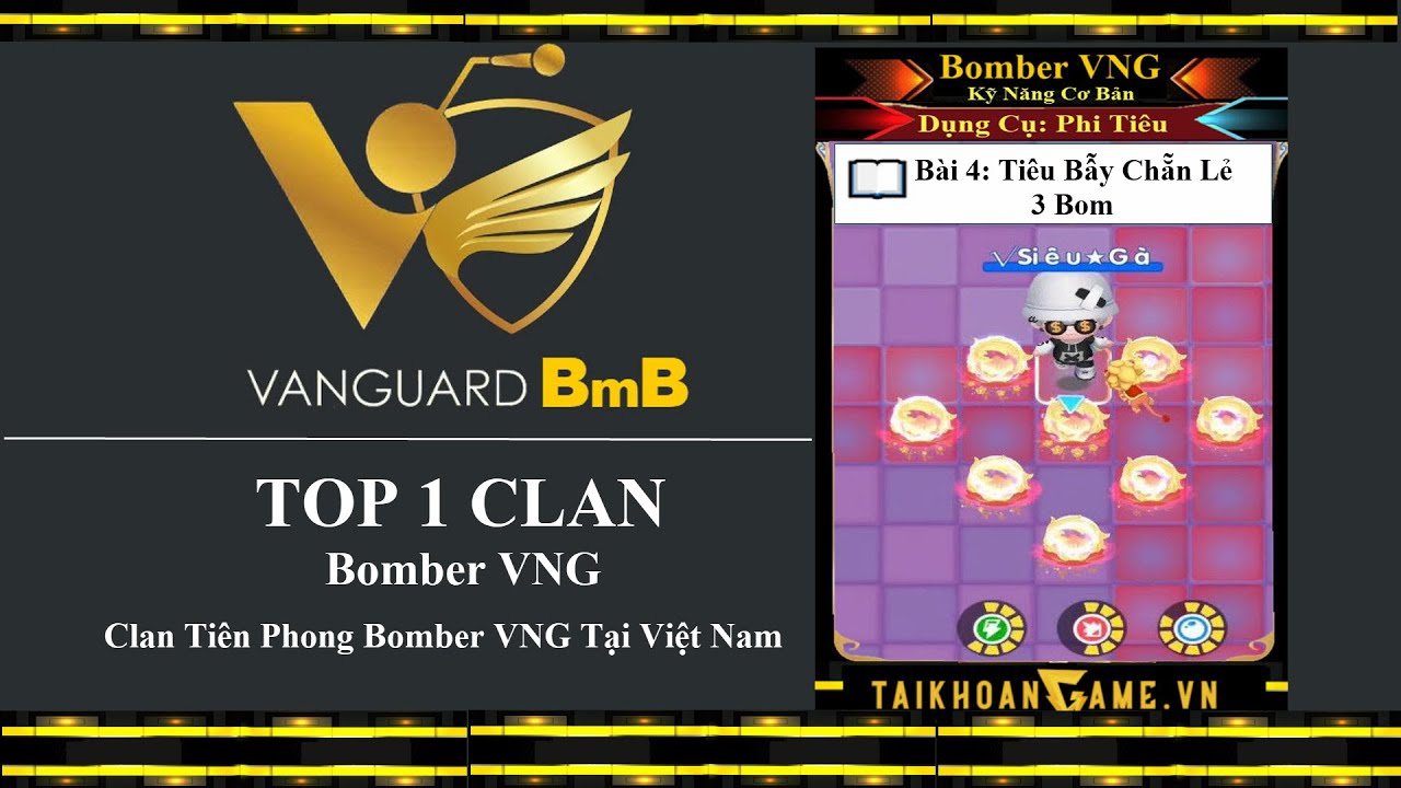 📖 Bomber VNG Cơ Bản: Dụng Cụ Phi Tiêu Bài Số 4 | Tiêu Bẫy Chẵn Lẻ 3 ...