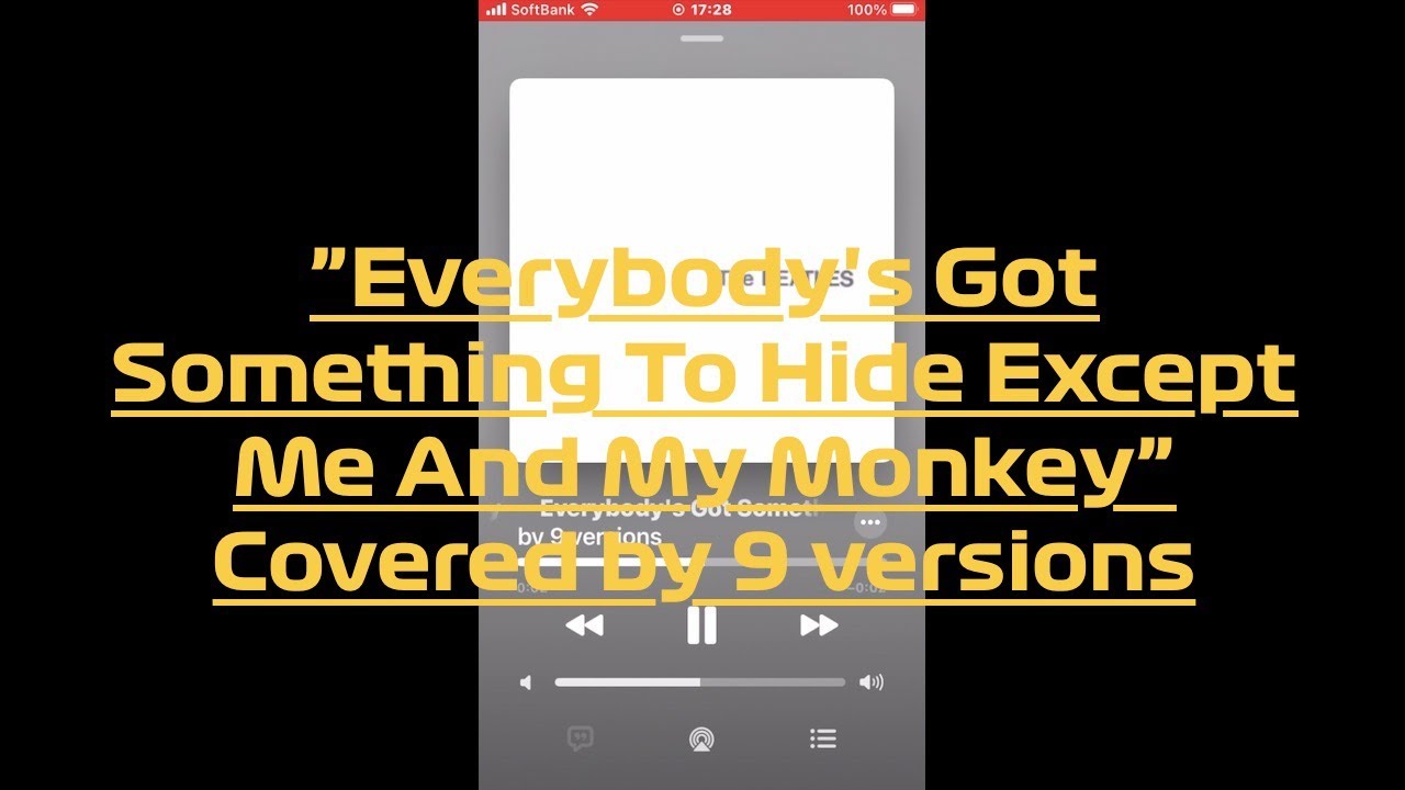 Everybody's Got Something To Hide Except Me And My Monkey (Rare Covers ...