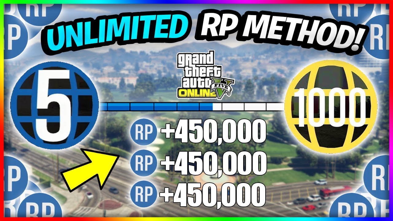 Easiest SOLO GTA 5 RP Method! *AFTER PATCH 1.63* Rank Up Very FAST! GTA ...