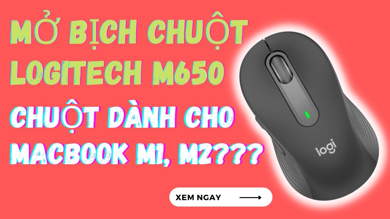 Mở Bịch Chuột Máy Tính Bluetooth Logitech Signatrure M650 SmartWheel ...