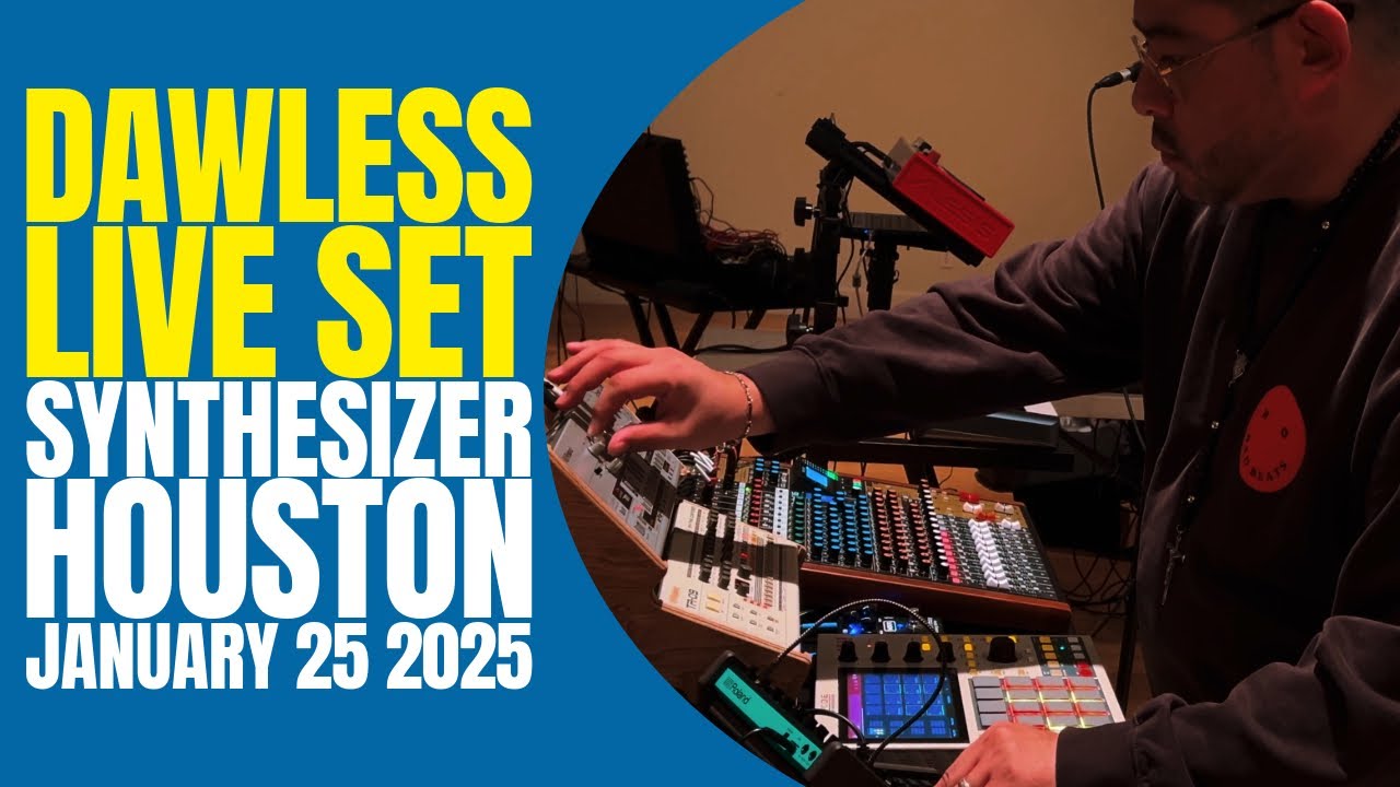 Synthesizer Houston Live Set - Jan 25 2025 - YouTube
