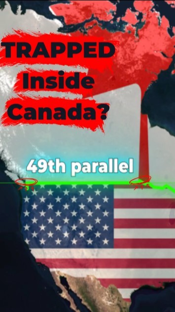 Did you know the U.S. Has Towns INSIDE Canada? - YouTube