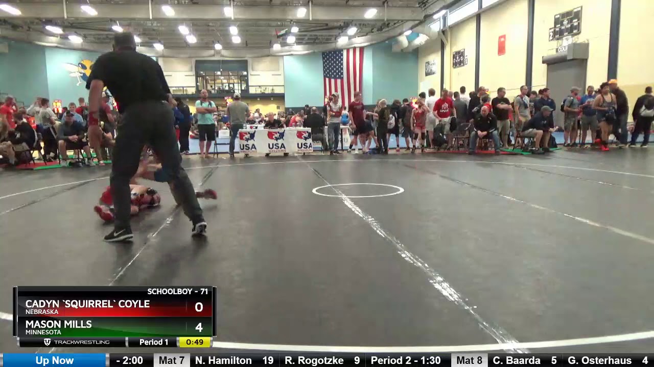 Schoolboy 71 Cadyn Squirrel Coyle Nebraska Vs Mason Mills Minnesota ...