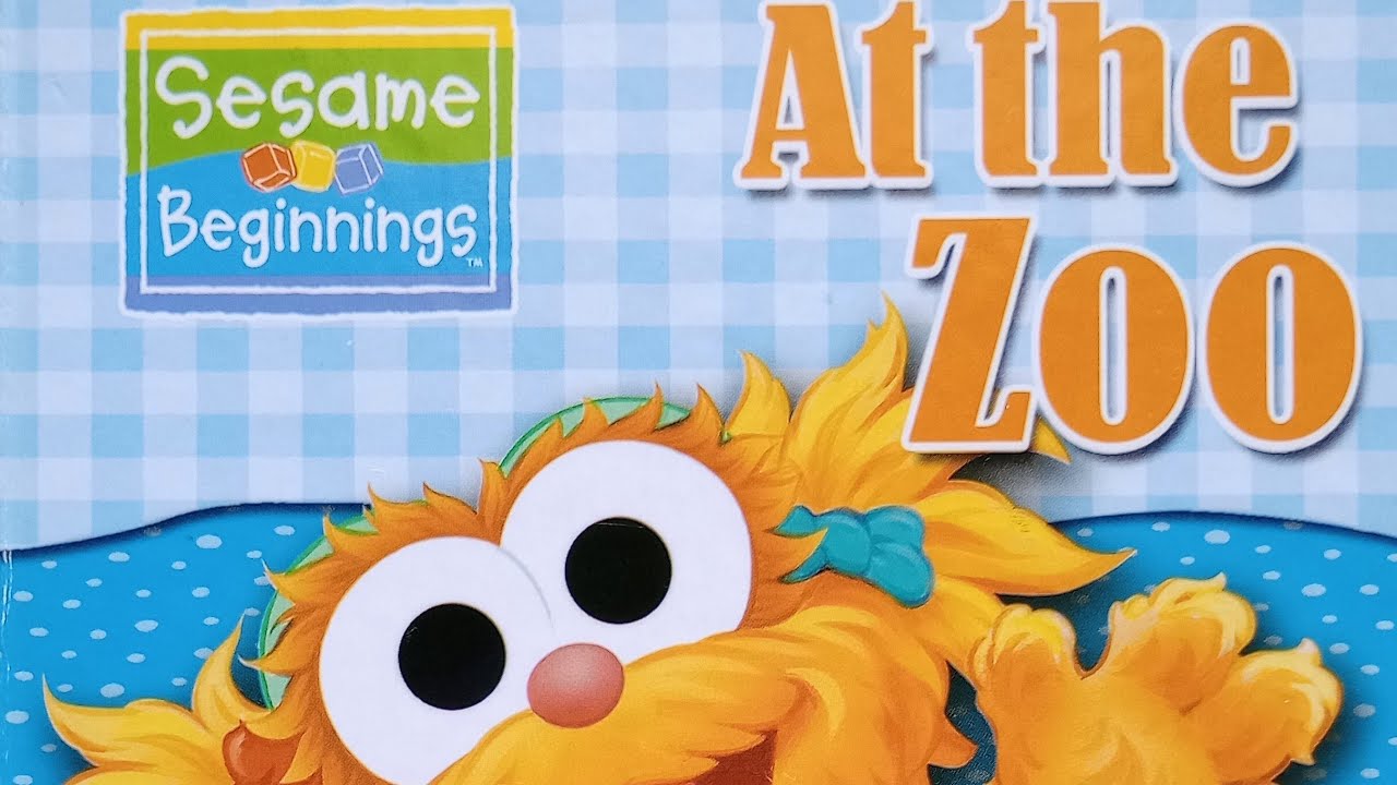 Sesame Street Book, At The Zoo - Reading Book With Baby Elmo, Big Bird ...