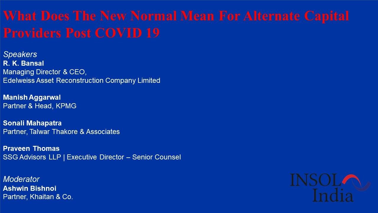 What Does The New Normal Mean For Alternate Capital Providers Post ...
