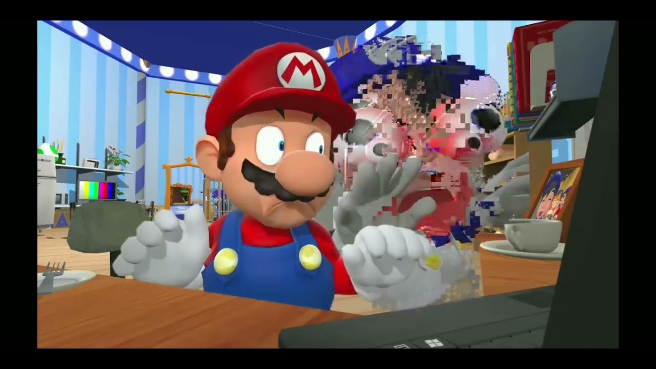 smg4, mario and meggy's reaction to wormy ( late meme) - YouTube