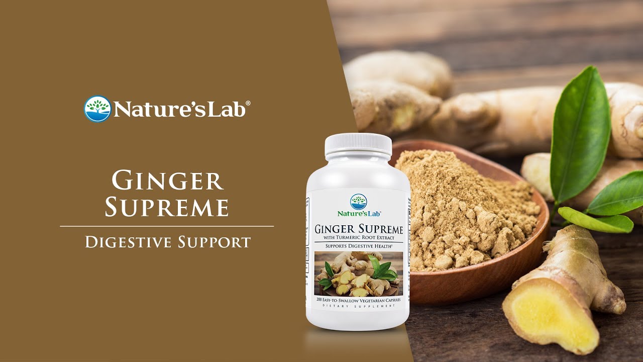 Nature's Lab Ginger Supreme - Contains Ginger Extract + Turmeric ...