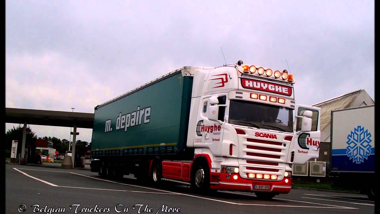 Huyghe Scania R side pipes - YouTube