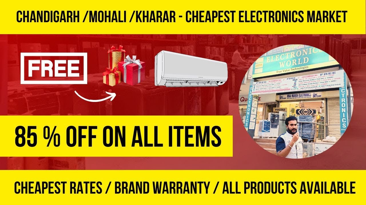 Cheapest Electonics Market in Chandigarh , Kharar , Mohali | Electronics in India | Cheap ...