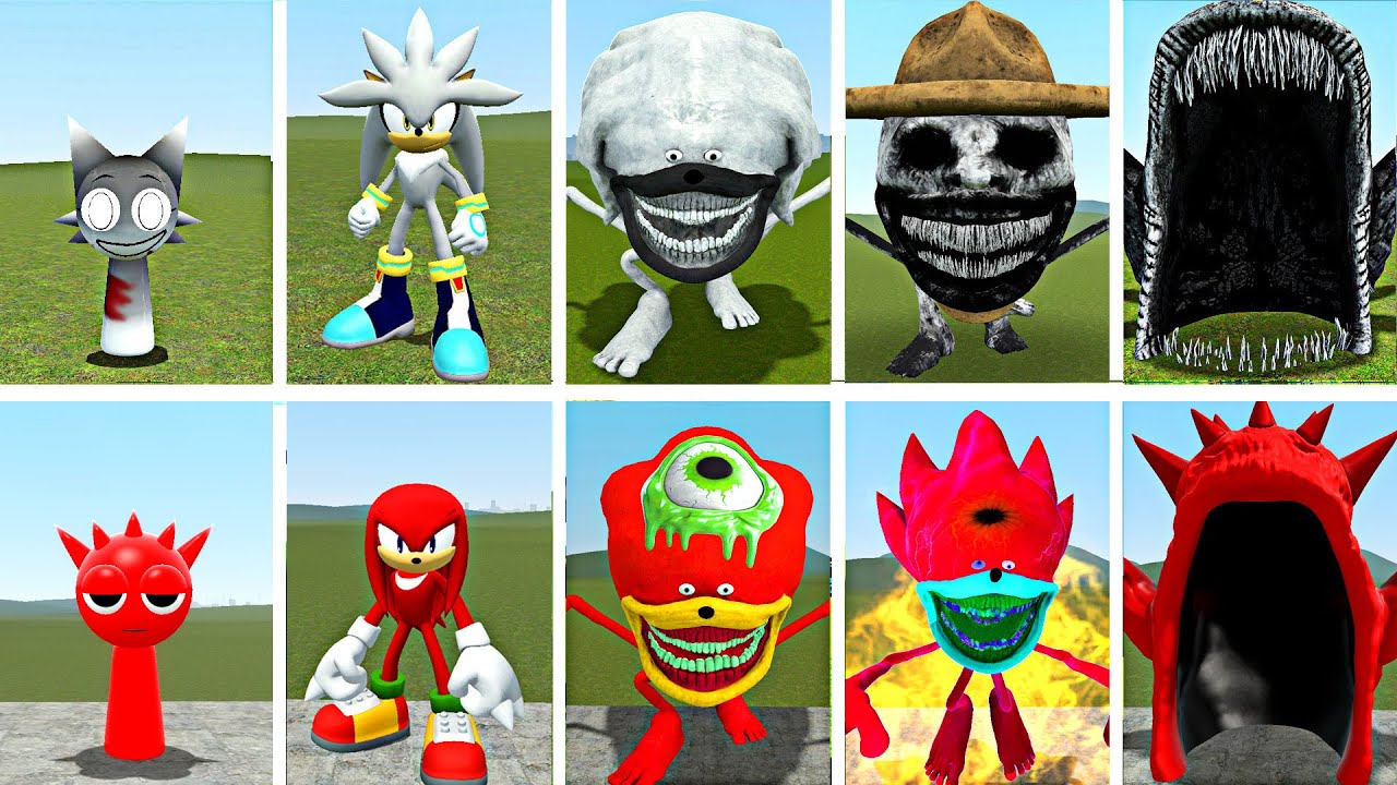NEW CURSED FIGHT | RED TEAM (Raddy, Knuckles) vs SILVER TEAM (Wenda ...