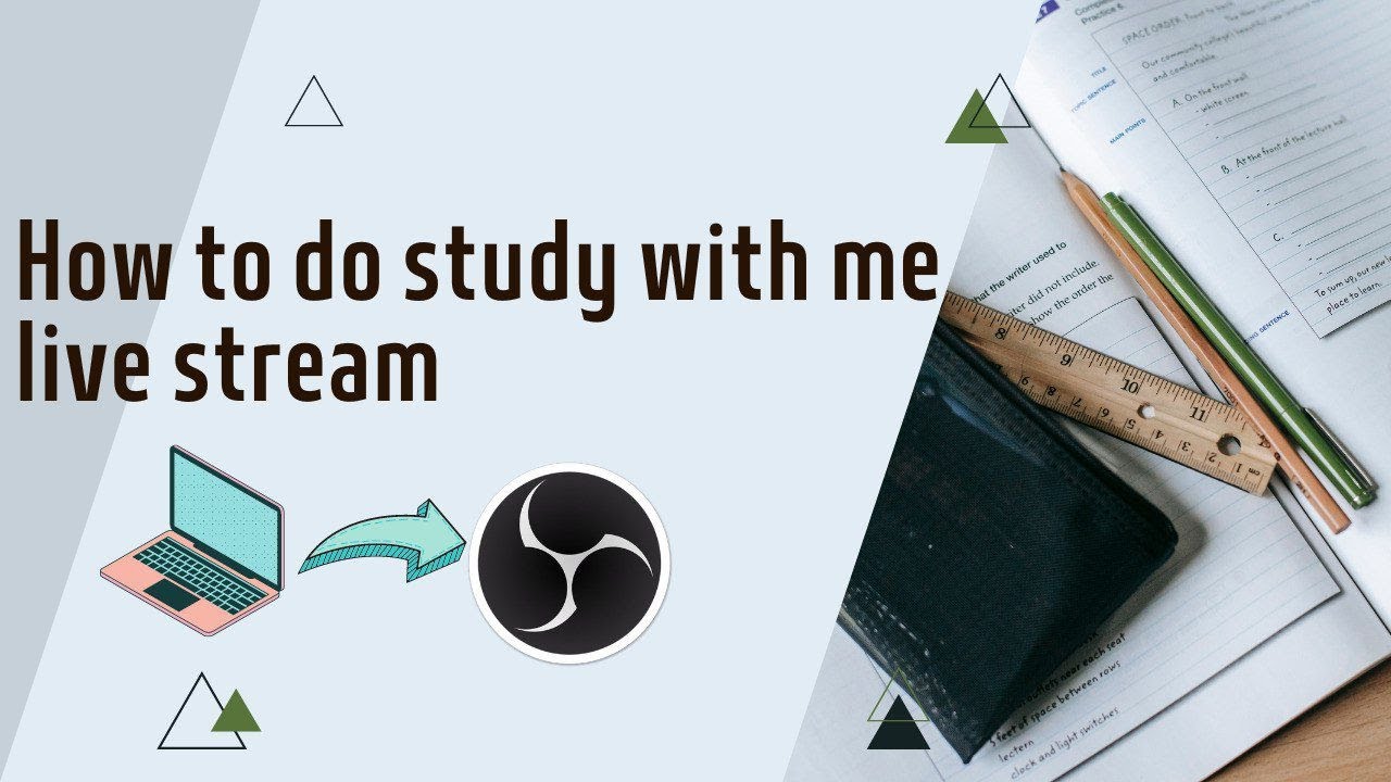 How to do STUDY WITH ME LIVE STREAMING || #studywithme #livestreaming ...