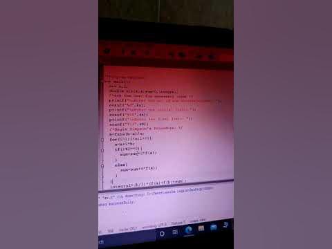 c programming on simpsons 1/3 rule - YouTube