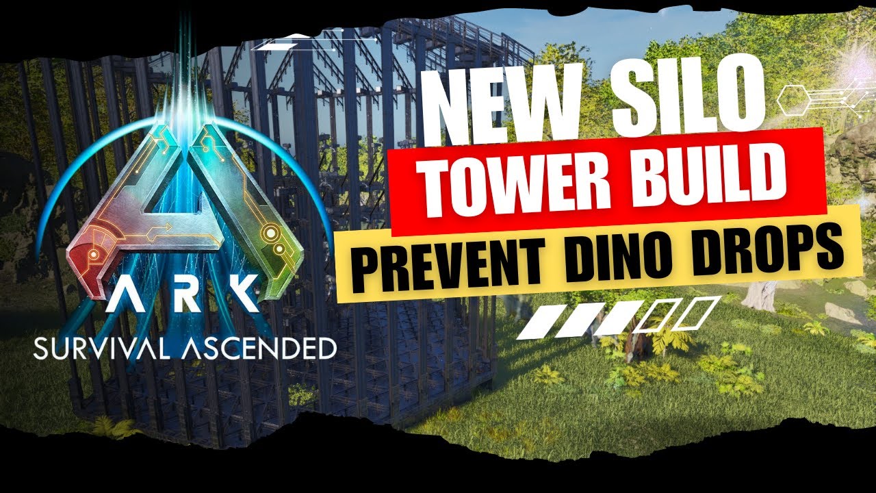 NEW Unraidable SILO Tower Build Ark Survival Ascended PVP Official #ark ...