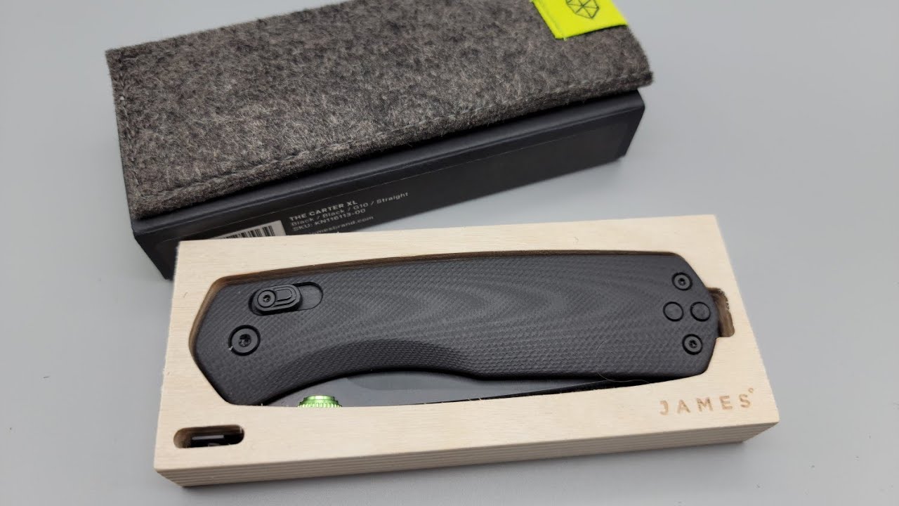 JAMES BRAND CARTER XL FIRST IMPRESSIONS - YouTube