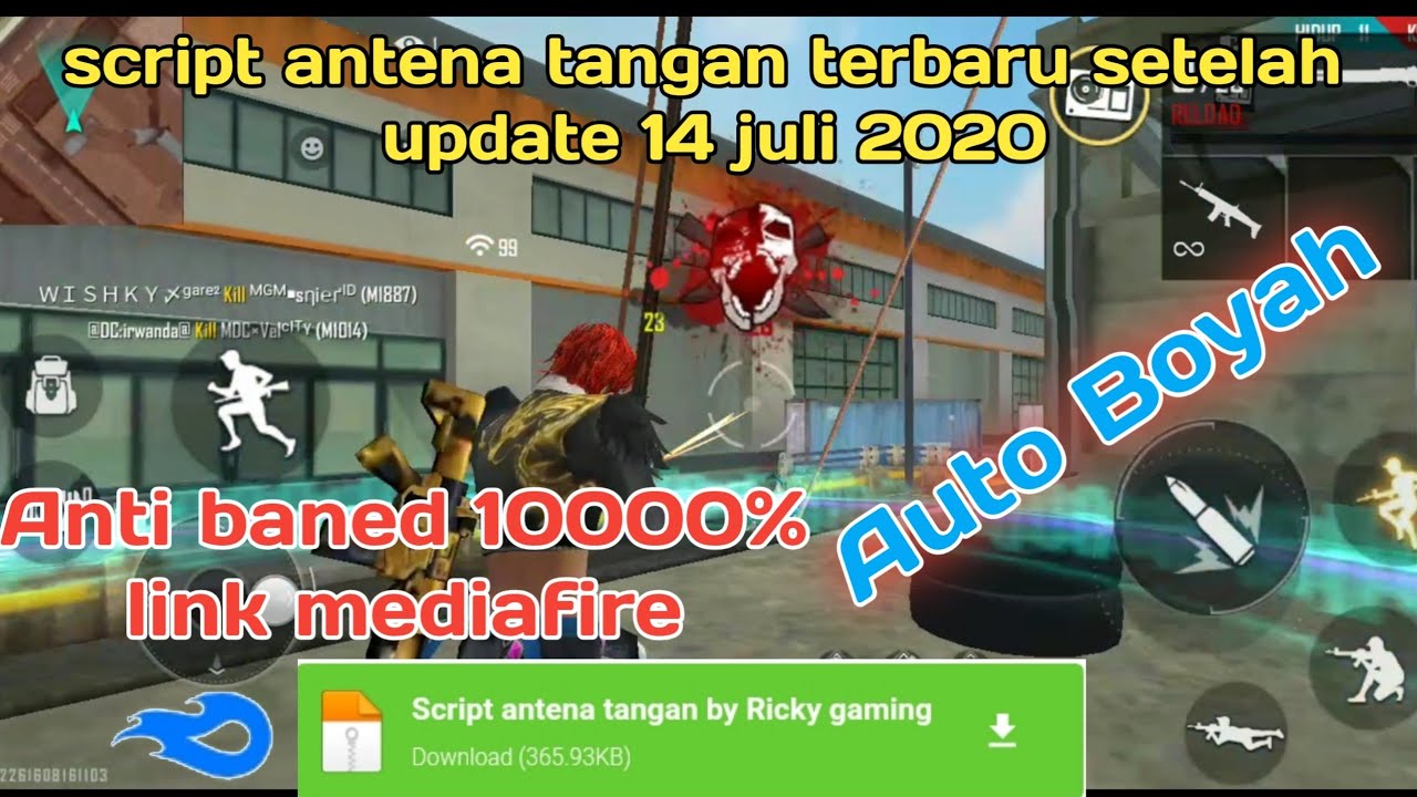 SCRIPT ANTENA TERBARU 2020 | Update l 14 juli 2020 | 100% Anti banned ...