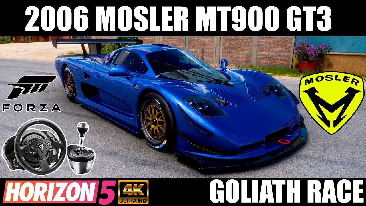 Forza Horizon 5 - 2006 Mosler MT900 GT3 Stock | Goliath Race | Thrustmaster T300 RS | TH8A ...