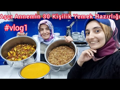 Aşçı Annemin İş Yerine Gidiyoruz 💫 30 Kişilik Yemek Menüsü | Mutfak Turu ve Dolap İçi Erzak Düzeni