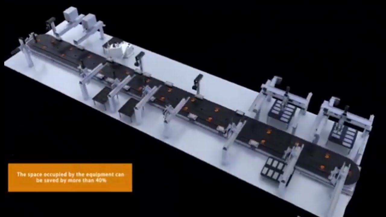 GOLYTEC LMS 핸드폰 조립 및 검사라인 - YouTube