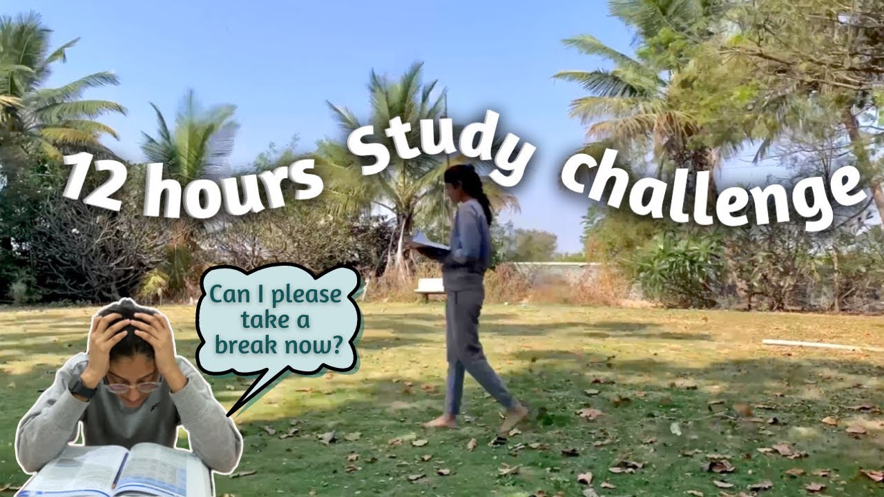 12 HOURS study challenge 📚 - YouTube