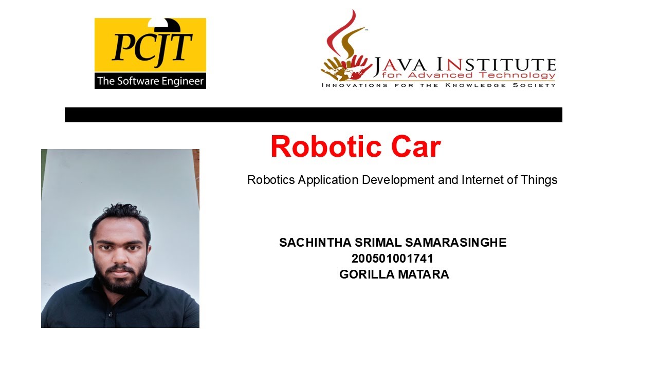 Obstacle Avoiding Robot Car | Java Institute | Robotics - YouTube