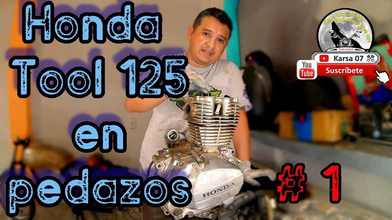 HONDA TOOL 125; Desarmar motor // NO ES OTRO TUTORIAL PARTE 1 - YouTube