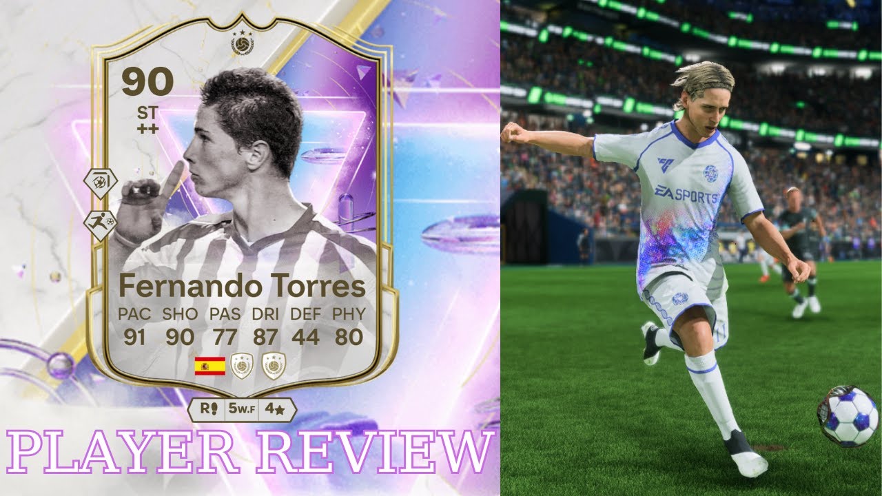 WORTH THE SBC?🤔 90 FUTURE STARS ICON Fernando Torres PLAYER REVIEW - EA ...
