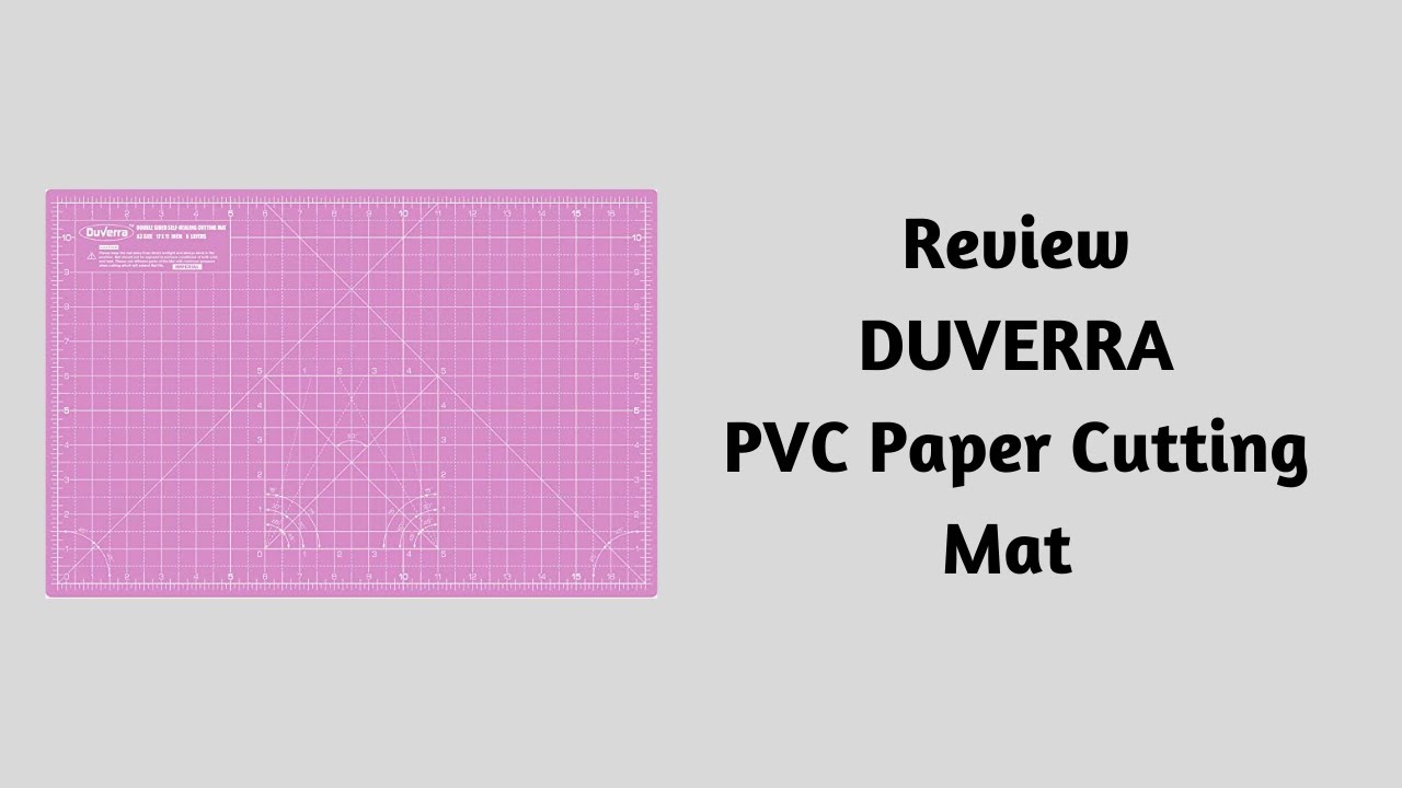 REVIEW - DUVERRA PVC PAPER CUTTING MAT | PAPER ART MATERIAL REVIEW ...