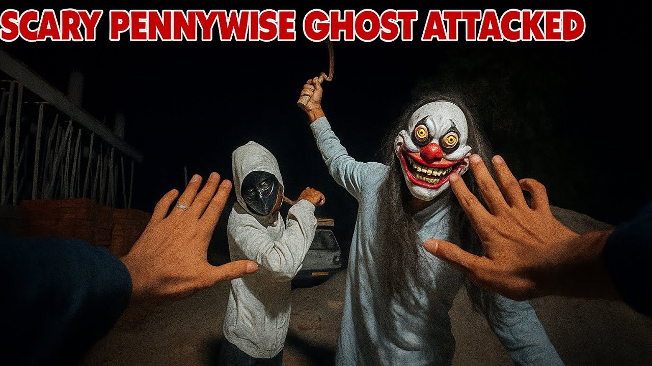 Scary Pennywise Ghost Attack 😱 | Real POV Footage | Part 1 - YouTube