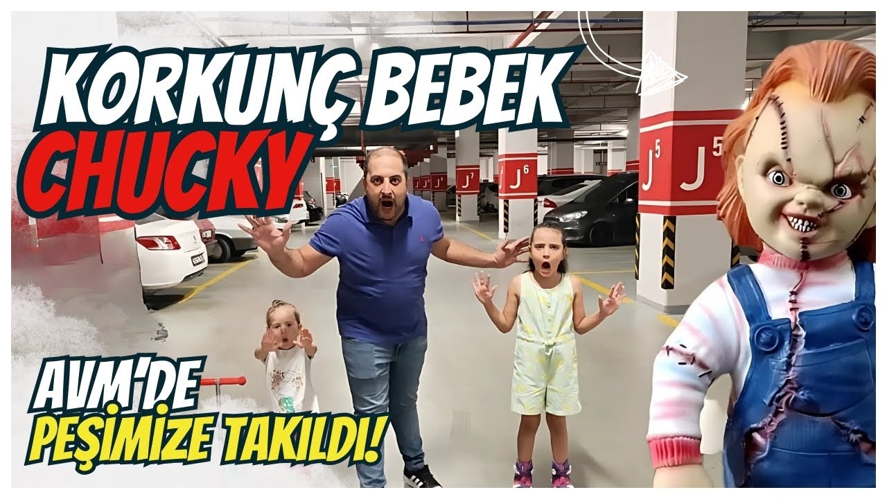 KORKUNÇ BEBEK CHUKY AVMDE PEŞİMİZDE!!! NAPCAZ ŞİMDİ KAÇIN!!! - YouTube