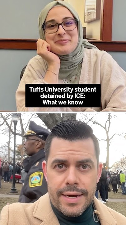 What we know about the case of the Tufts University student detained by ICE. - YouTube