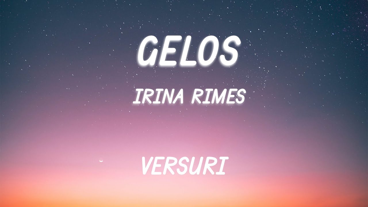 Irina Rimes - Gelos | Lyric Video - YouTube