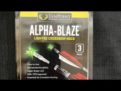 TenPoint Alpha Blaze Lighted Nocks - YouTube