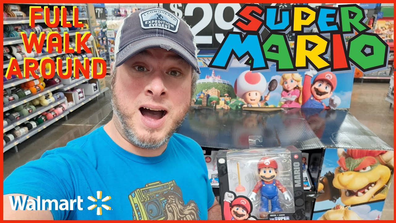 The Super Mario Bros. Movie Toys Full Walk Around at Walmart - YouTube