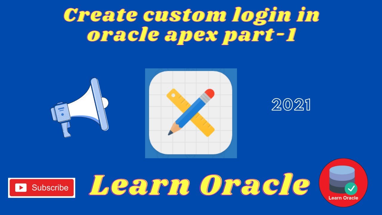 Oracle Apex Custom Login Page Bangla Tutorial Part 2 Youtube