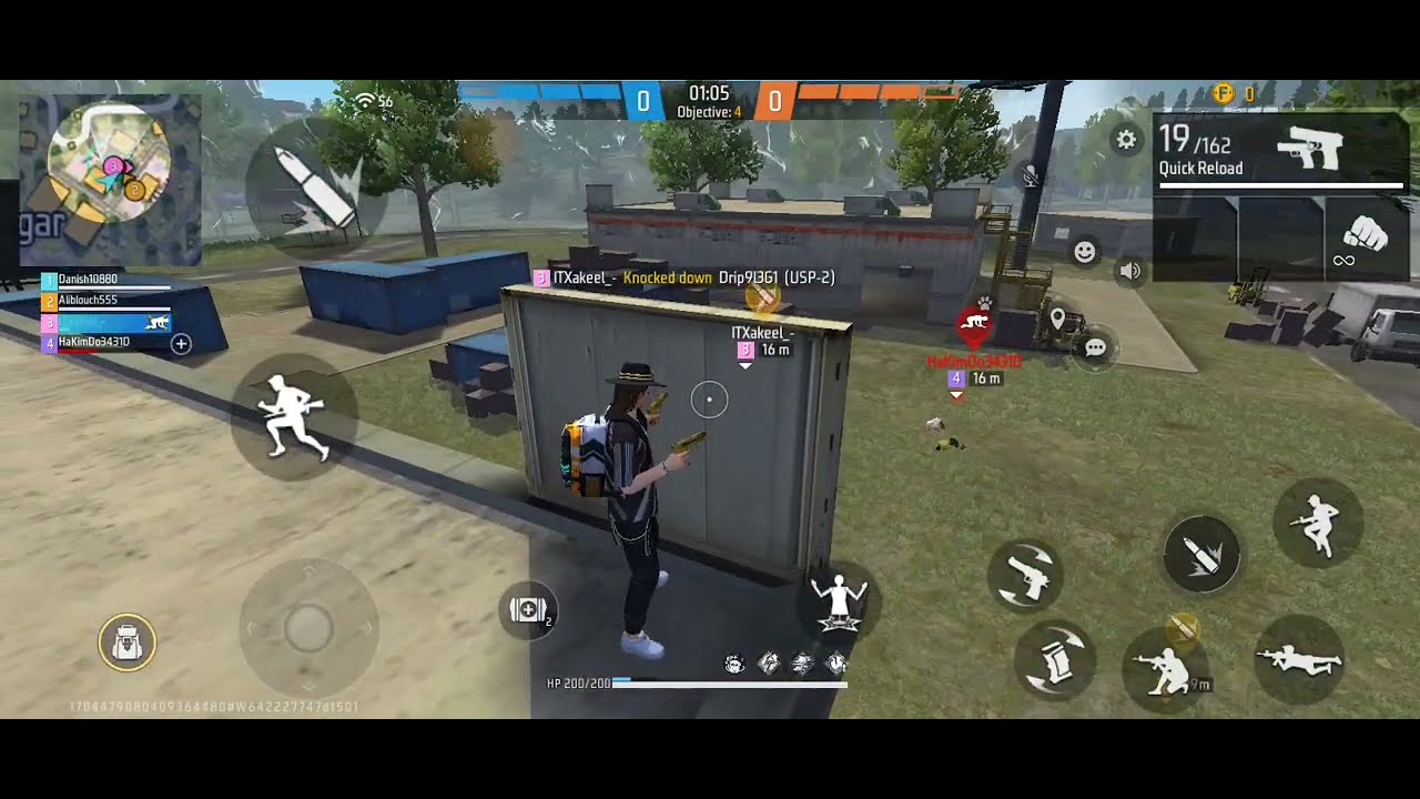 free fire game play only rad - YouTube