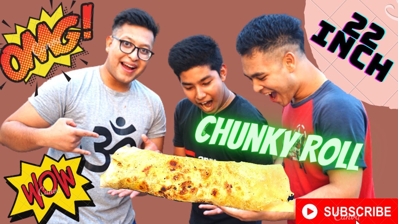 CHUNKY ROLL || We Made 22 inch HUGE Roll😱😮😱😮😱 - YouTube