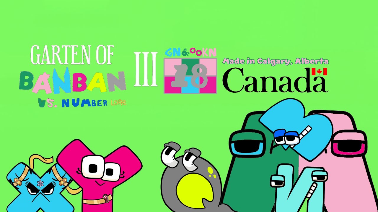Garten of Banban vs. Number Lore III (New Canadian Animated Short Films ...
