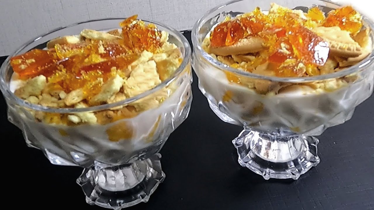 3 ingredients only Tried the most amazing dessert 💯 Everyone will love ...