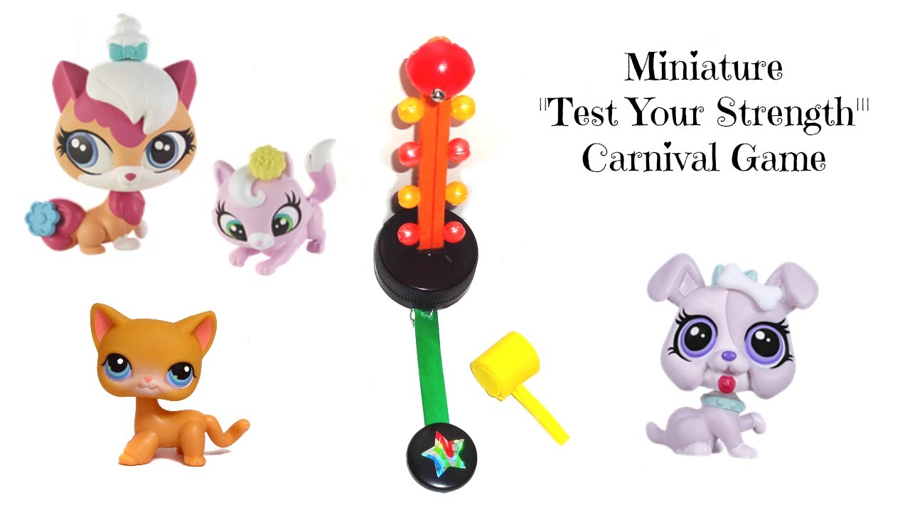 Miniature Carnival Game - DIY LPS Crafts & Doll Stuff - YouTube