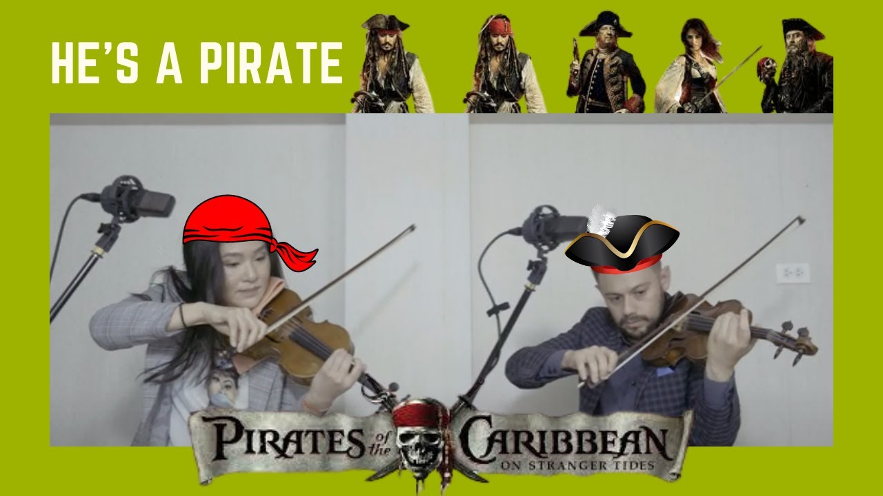 He's a Pirate - Pirates of the Caribbean (Violin Duet Cover) - YouTube