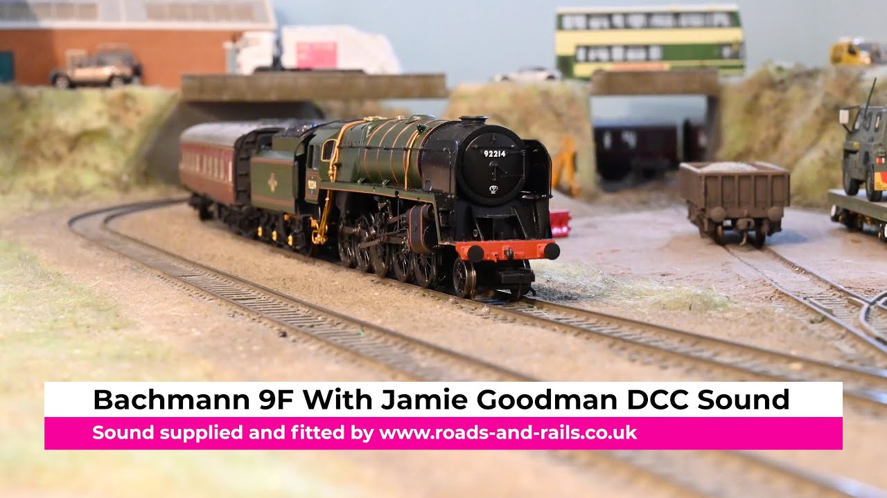 Bachmann 9F With Jamie Goodman DCC Sound - YouTube