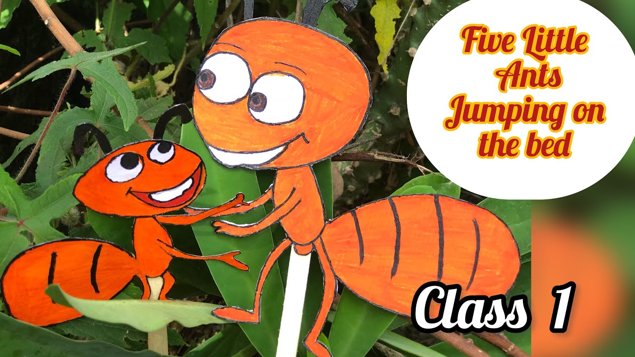 Five Little Ants/Action Song/Class 1 English Song/Kids Song/Ant Song # ...