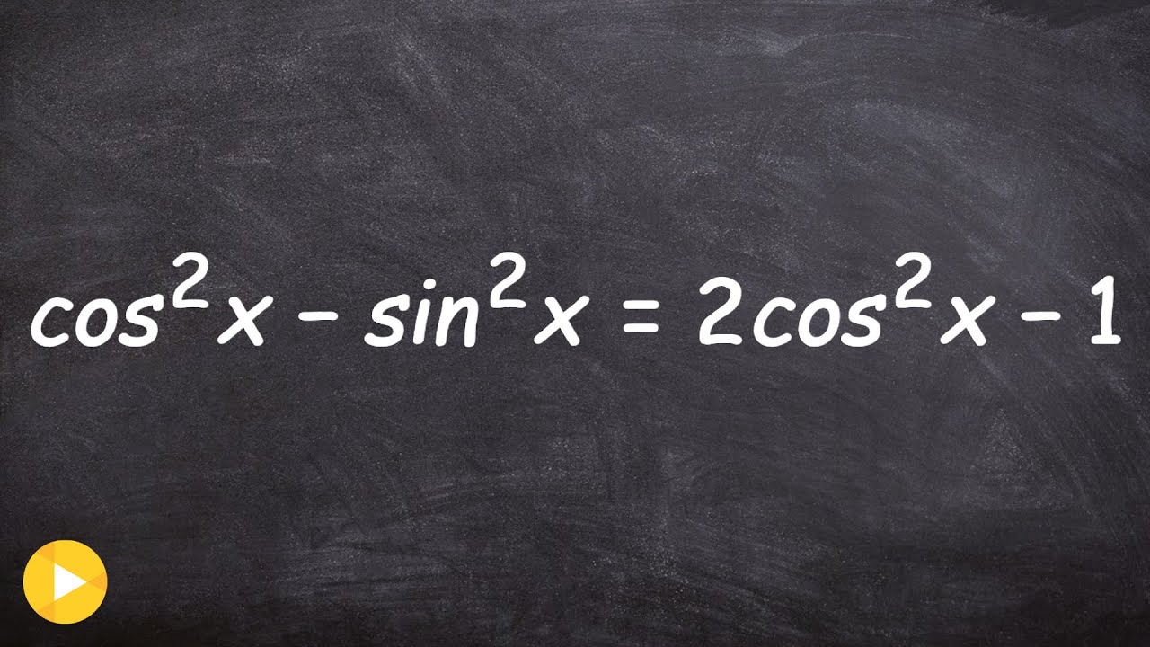How to verify a trig identity by factoring - YouTube