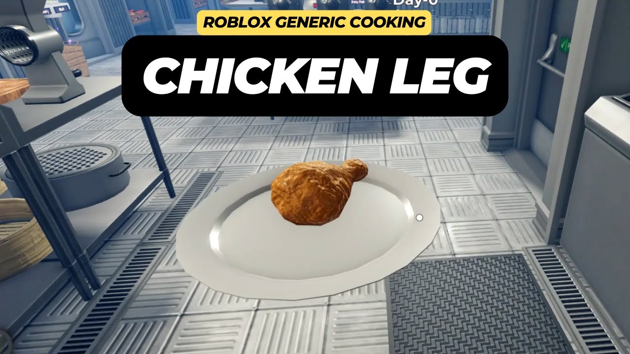 How to Cook a Chicken Leg in Roblox Generic Cooking Game - YouTube