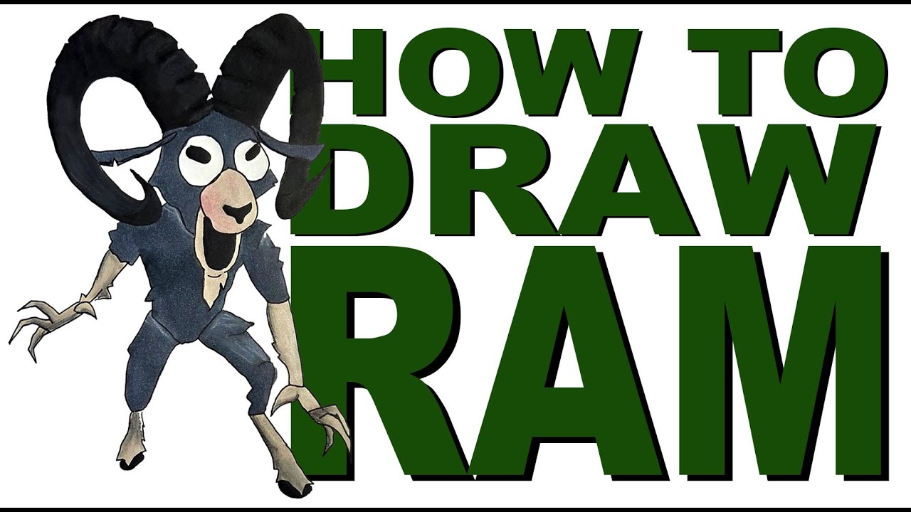 How to draw the Ram (99 Nights in the Forest) - YouTube