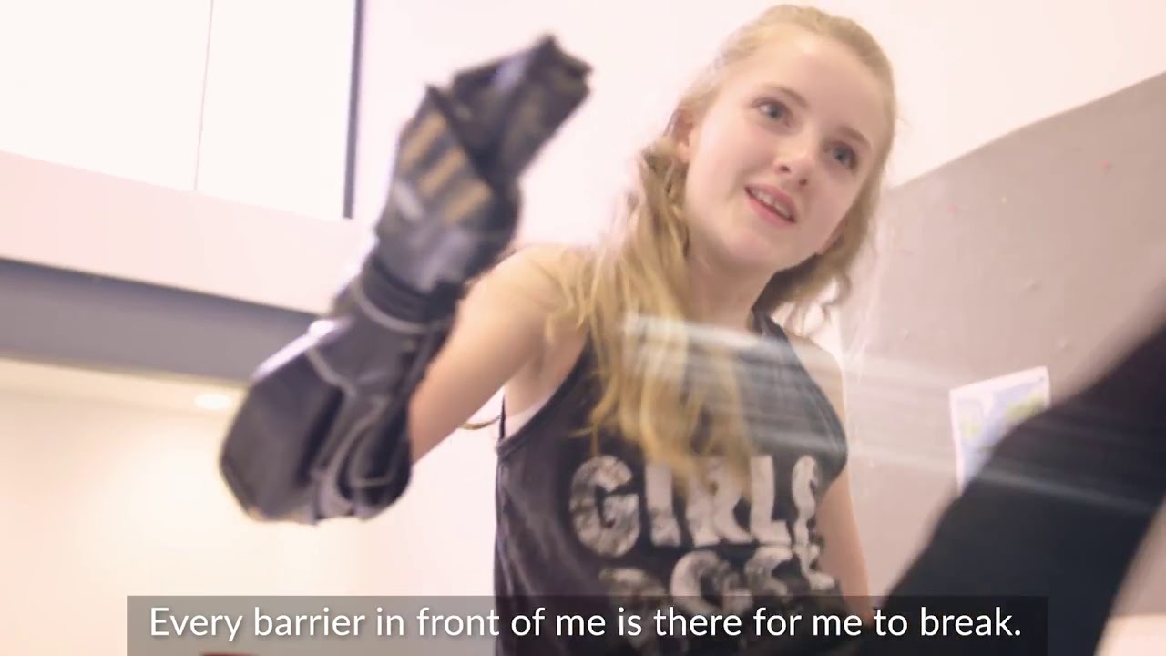 Tilly Lockey Bionic Girl OPEN BIONICS - YouTube